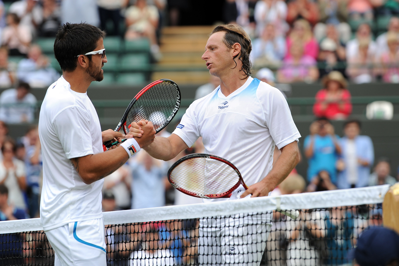 Wimbledon 2012 - Janko Tipsarevic in Oakley Fast Jacket XL by ...