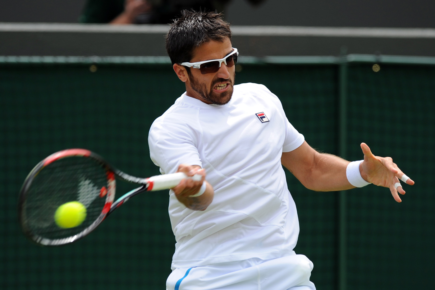 Wimbledon 2012 - Janko Tipsarevic in Oakley Fast Jacket XL by ...