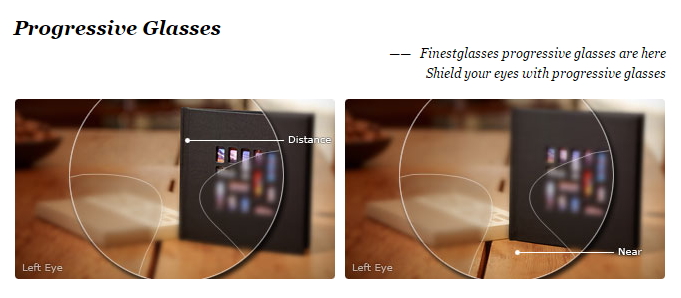 Multi-focal Options: Bifocal or Progressive Lenses by finestglasses.com