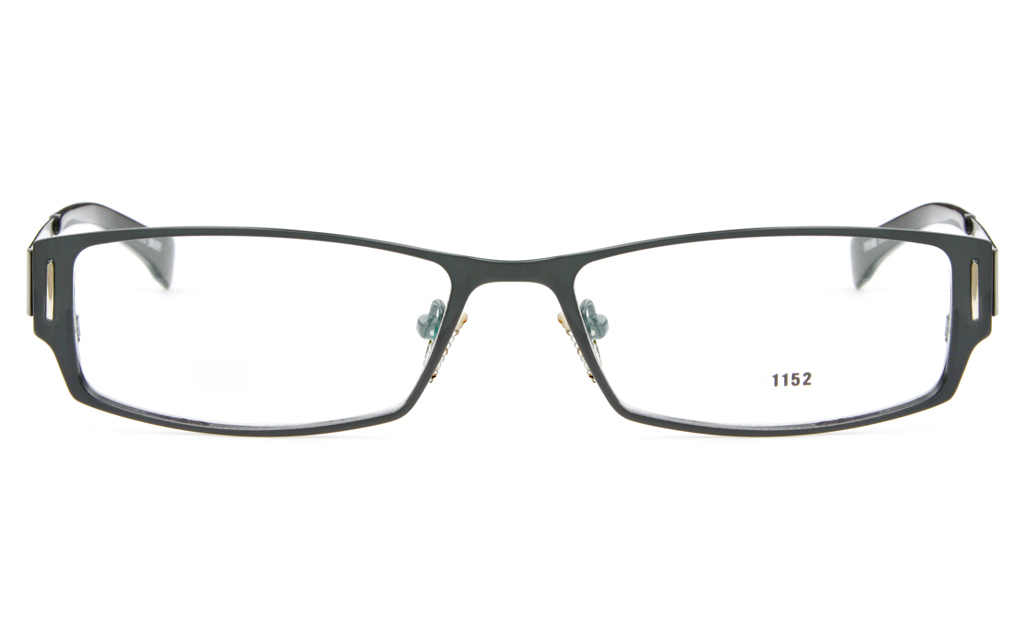 Stainless Steel Mens Full Rim Square Optical Glasses