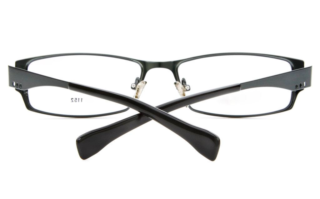 Stainless Steel Mens Full Rim Square Optical Glasses