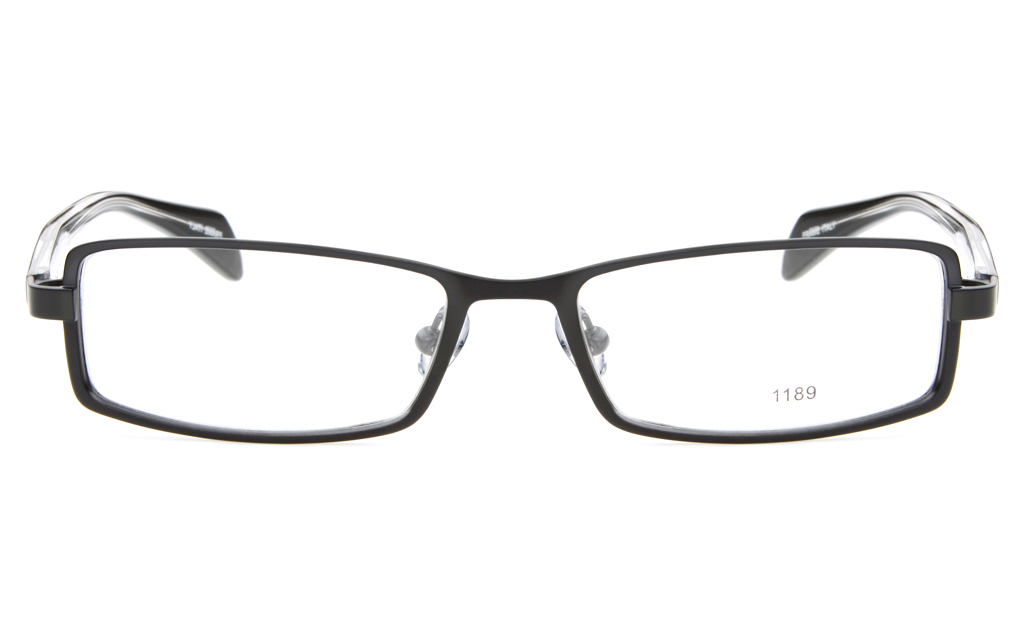 Stainless Steel/ZYL Mens&Womens Full Rim Square Optical Glasses