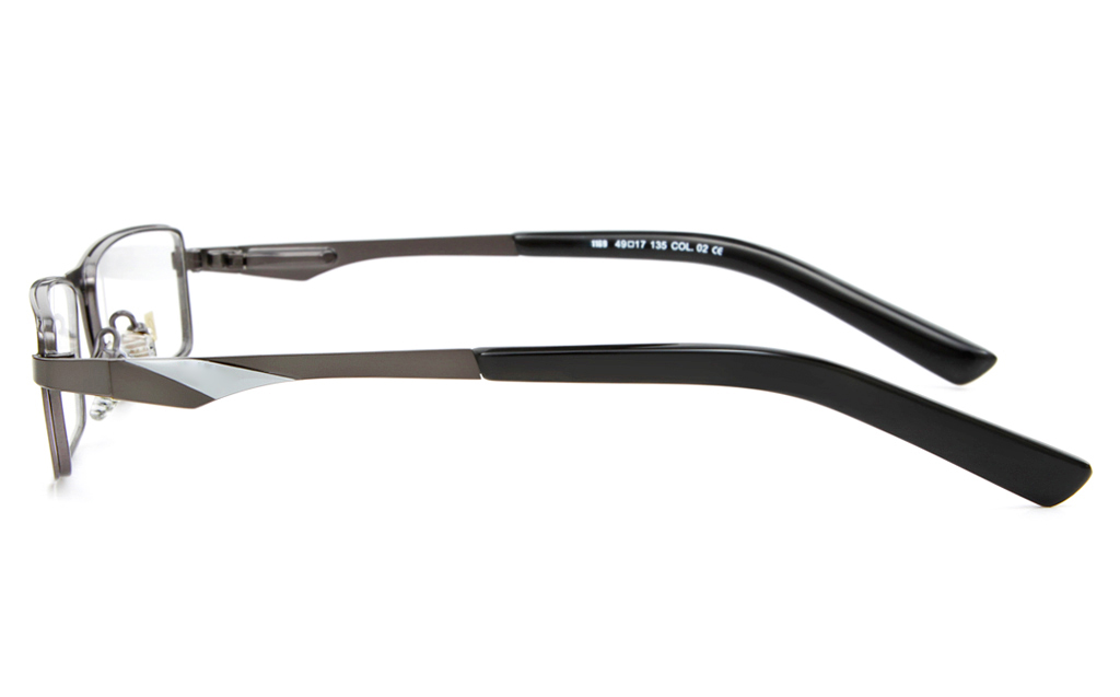 Stainless Steel Mens&Womens Full Rim Square Optical Glasses