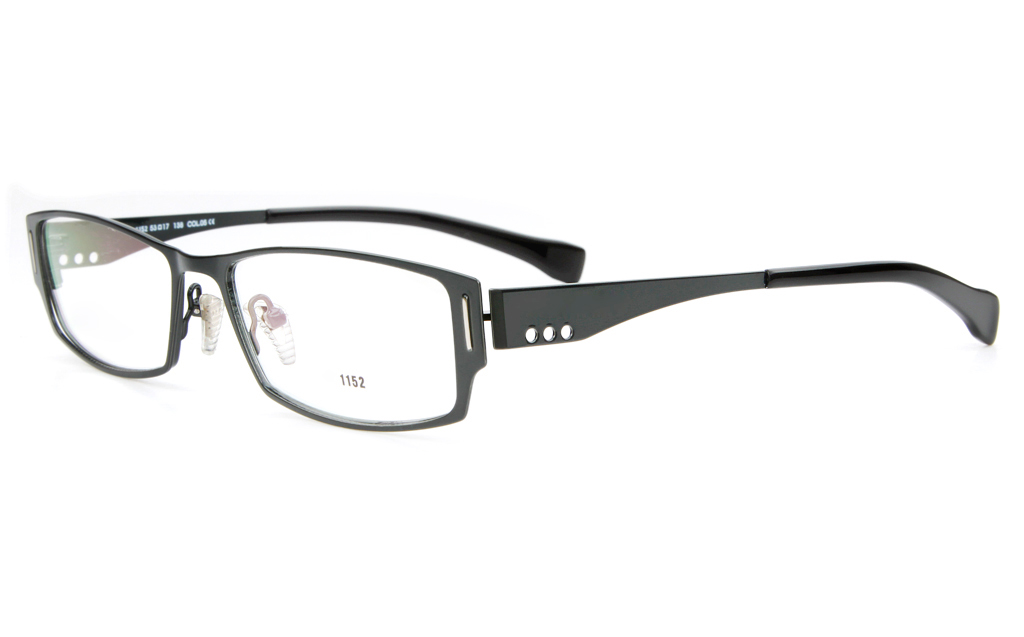 Stainless Steel Mens Full Rim Square Optical Glasses