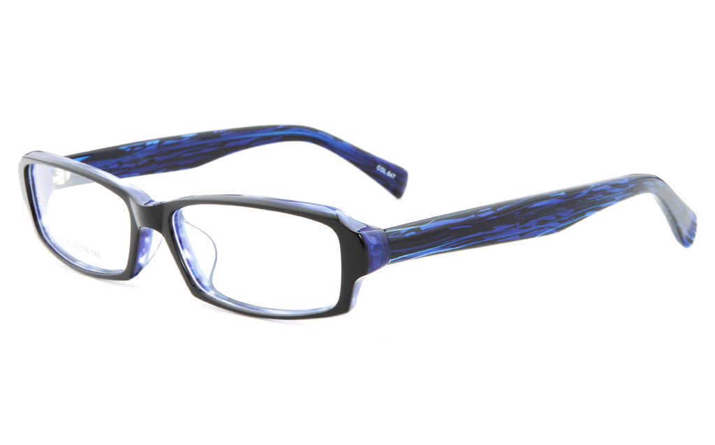 Acetate(ZYL) Womens Full Rim Square Optical Glasses